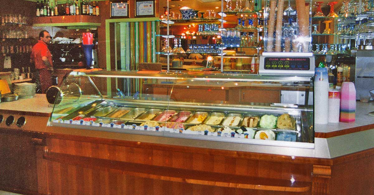 Eiscaféeinrichtungen, Beispiele | Gastronomie-design